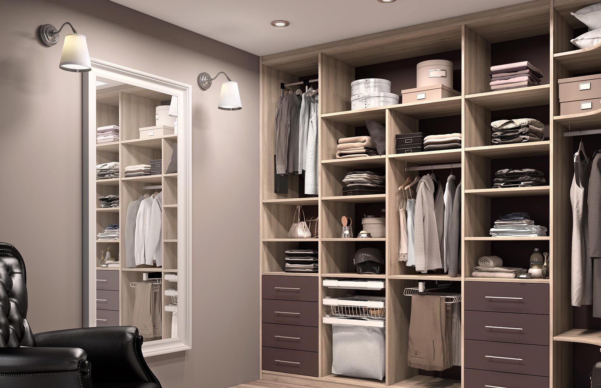 Conception de dressings sur mesure à côté de Rambouillet