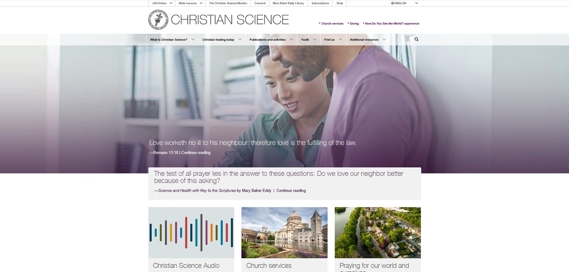 Useful Links – Christian Science Churches & Resources