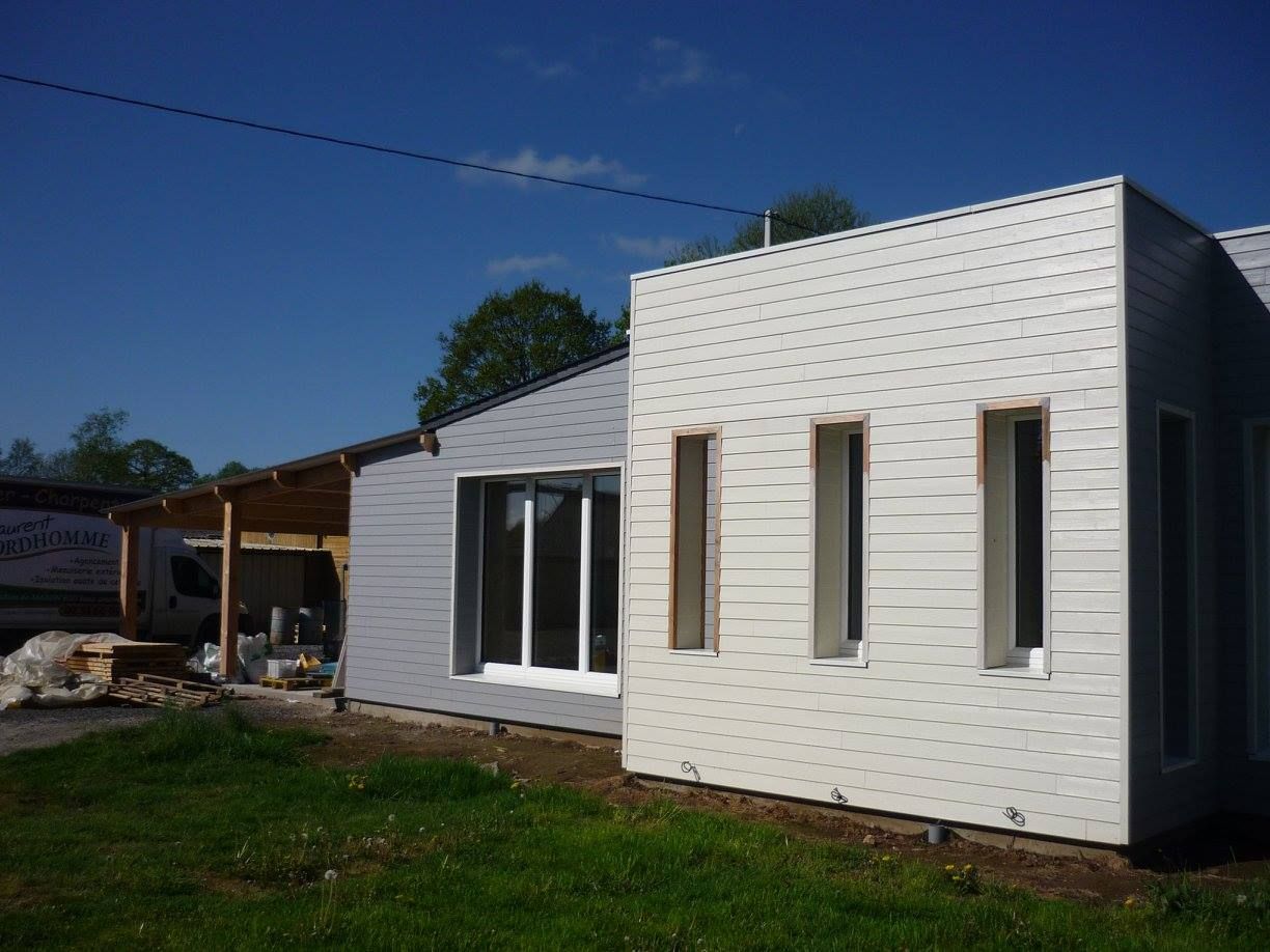Construction de maison passive en bois à Vire Normandie