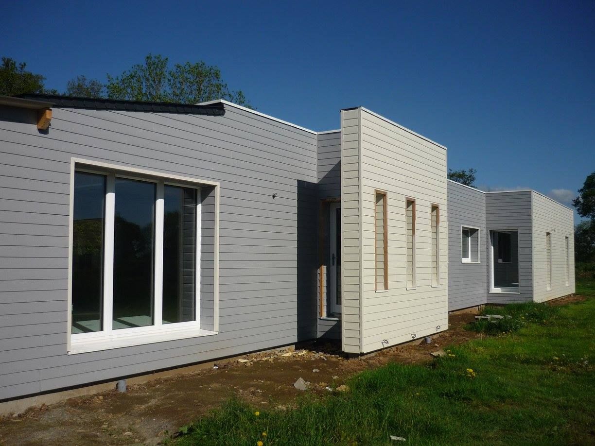 Construction de maison passive en bois à Vire Normandie