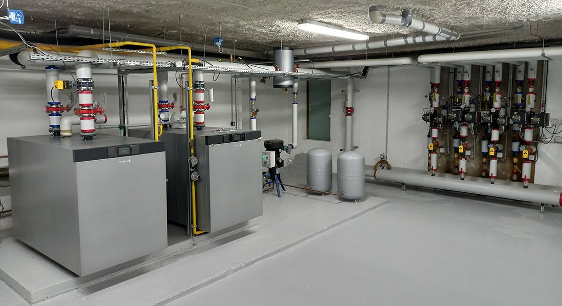 Chauffage tertiaire : installation de pompe à chaleur