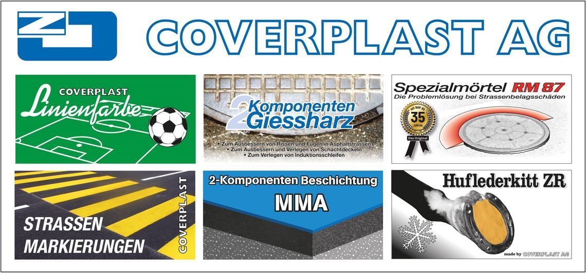 Kaltplastik, Vergussmasse & mehr - Coverplast AG – Schweiz