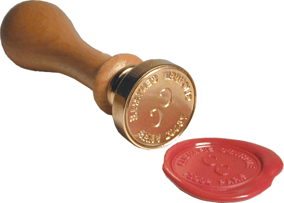 Cachets à cire - Paris 2 - Tampon de cire personnalisé