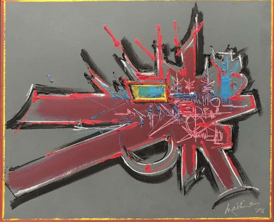 Artiste Georges Mathieu | Galerie d'Art Schanewald à Toulouse