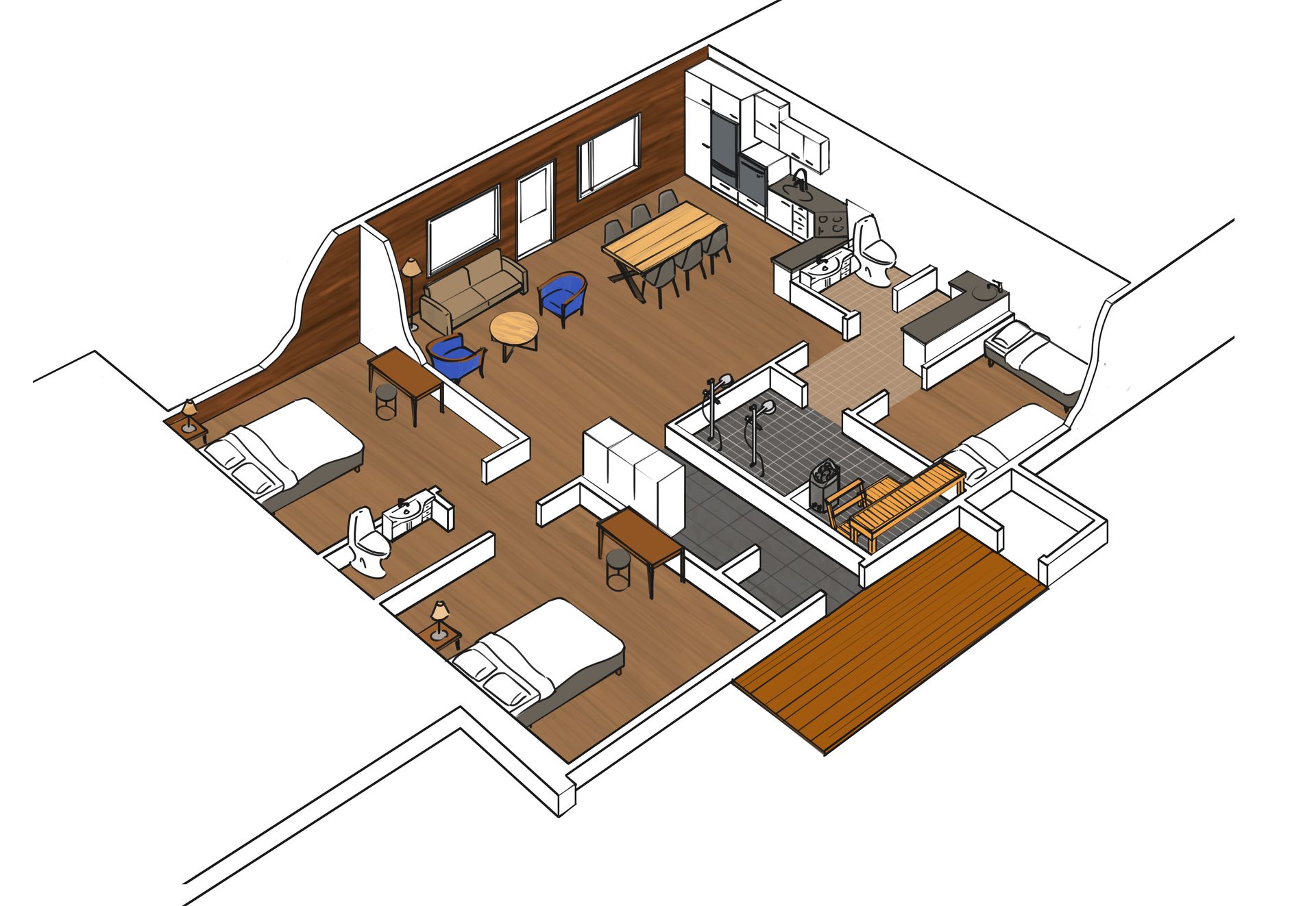 Hotellihuone Rovaniemi | Majoitu Kemijoen varrella