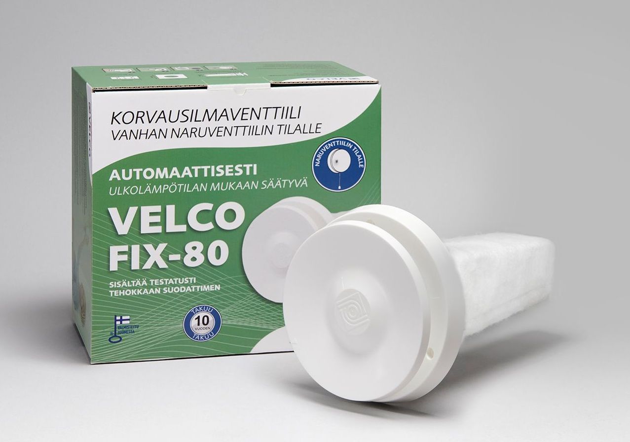 Velco FIX - korvausilmaventtiili vanhan naruventtiilin tilalle ...