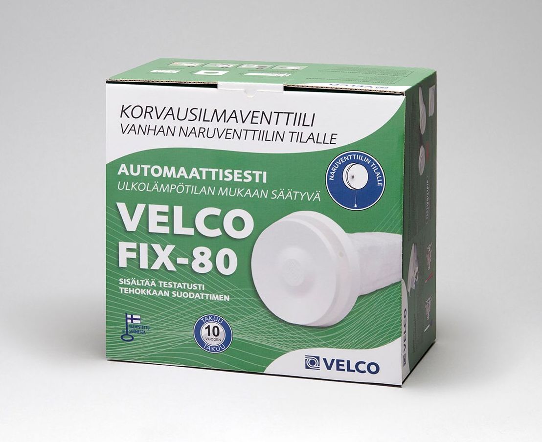 Velco FIX - korvausilmaventtiili vanhan naruventtiilin tilalle ...