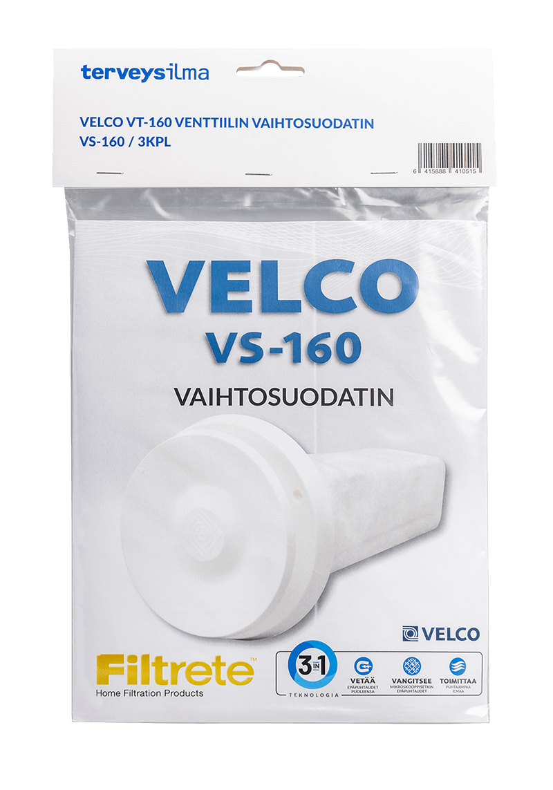 Velco VS-160 suodatin Velco-venttiiliin