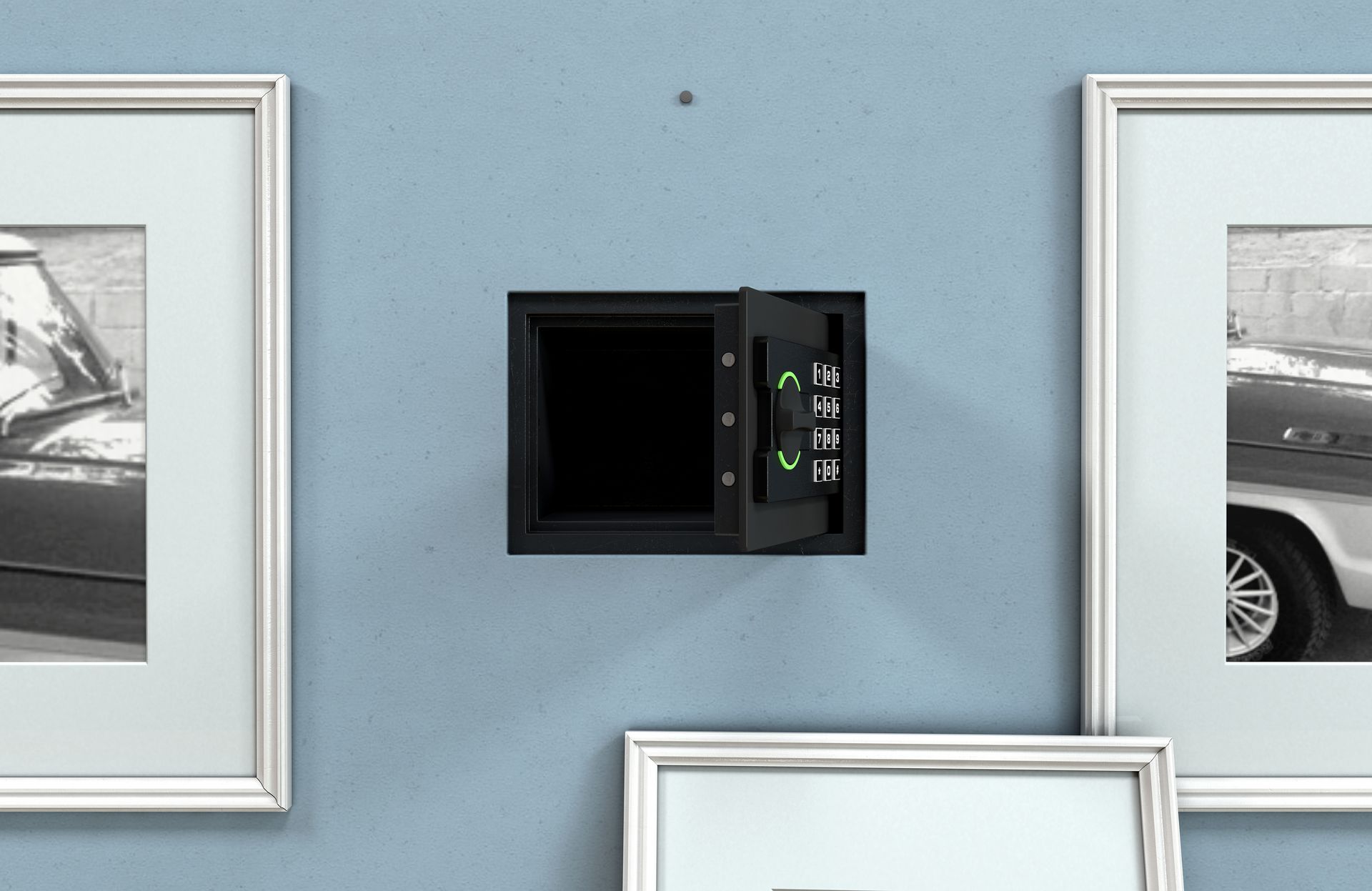 Coffres-forts encastrables dans un mur de parpaings à Tours