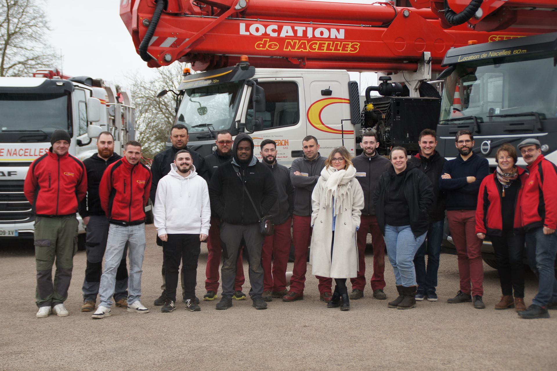 Contactez Corberon Pierre - Entreprise de location de nacelle