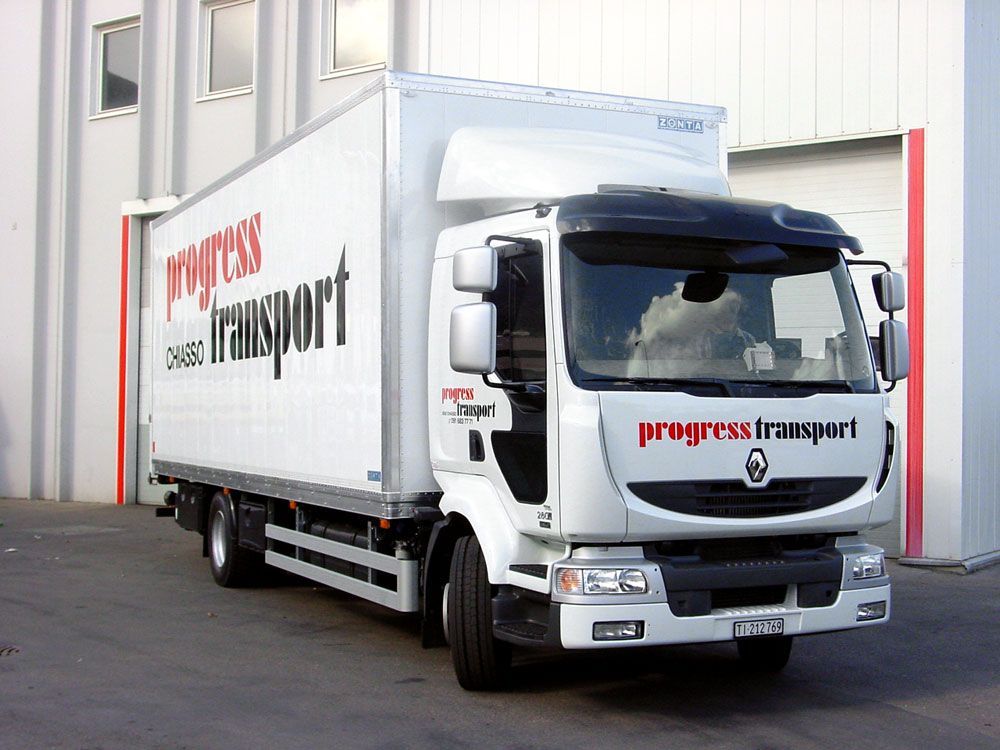 Unsere Transporterflotte | Progress Transport SA