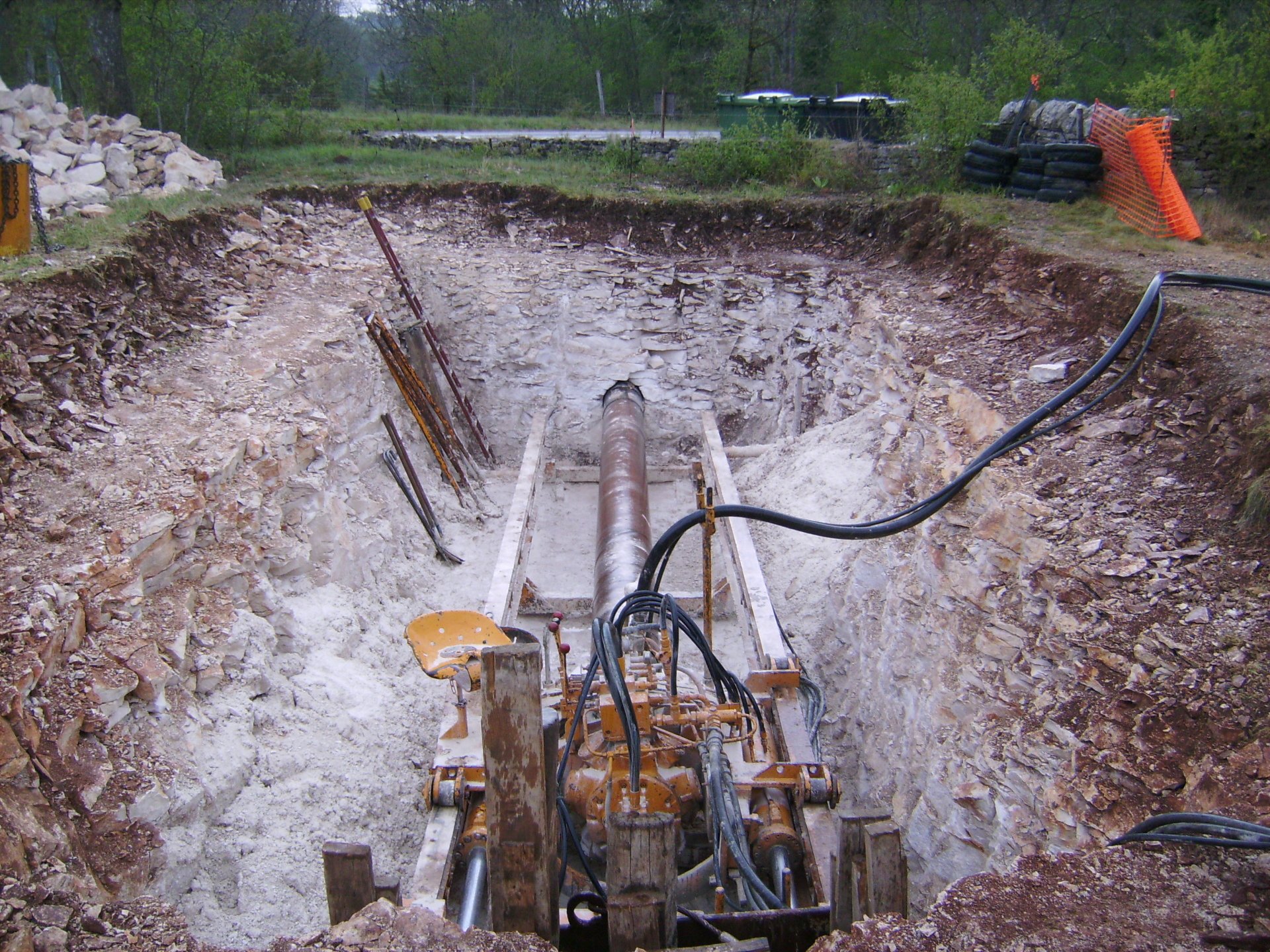 Nos réalisations en matière de forages et de fonçages horizontaux