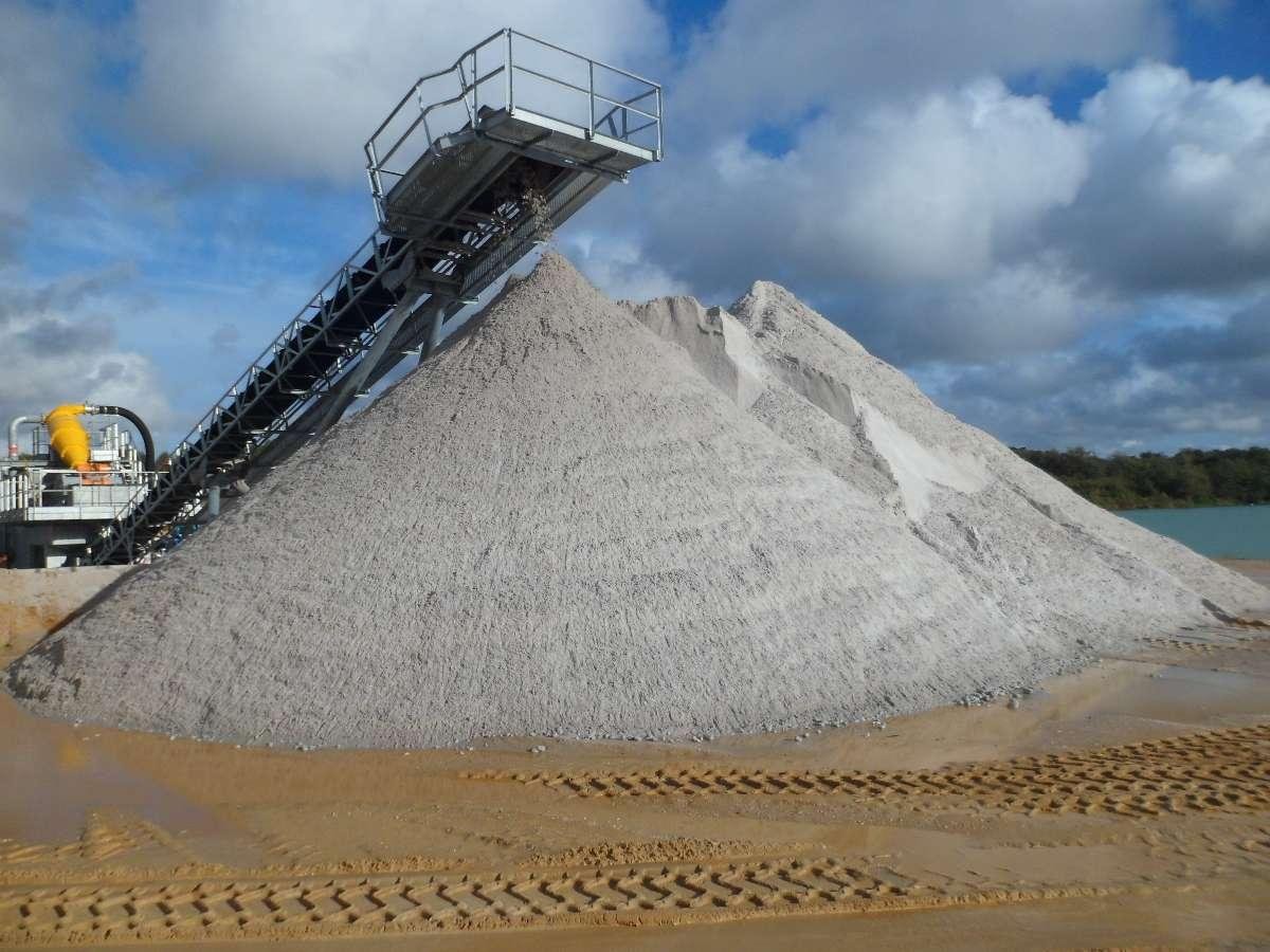 Exploitation de sable et carrière Mercier située près de Royan