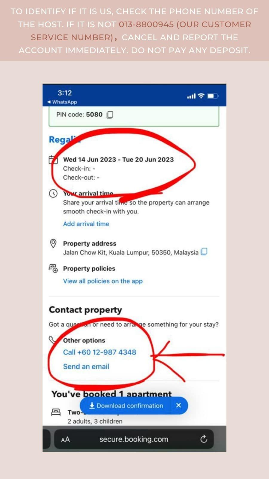 Be Aware of Booking.com Phishing Scams