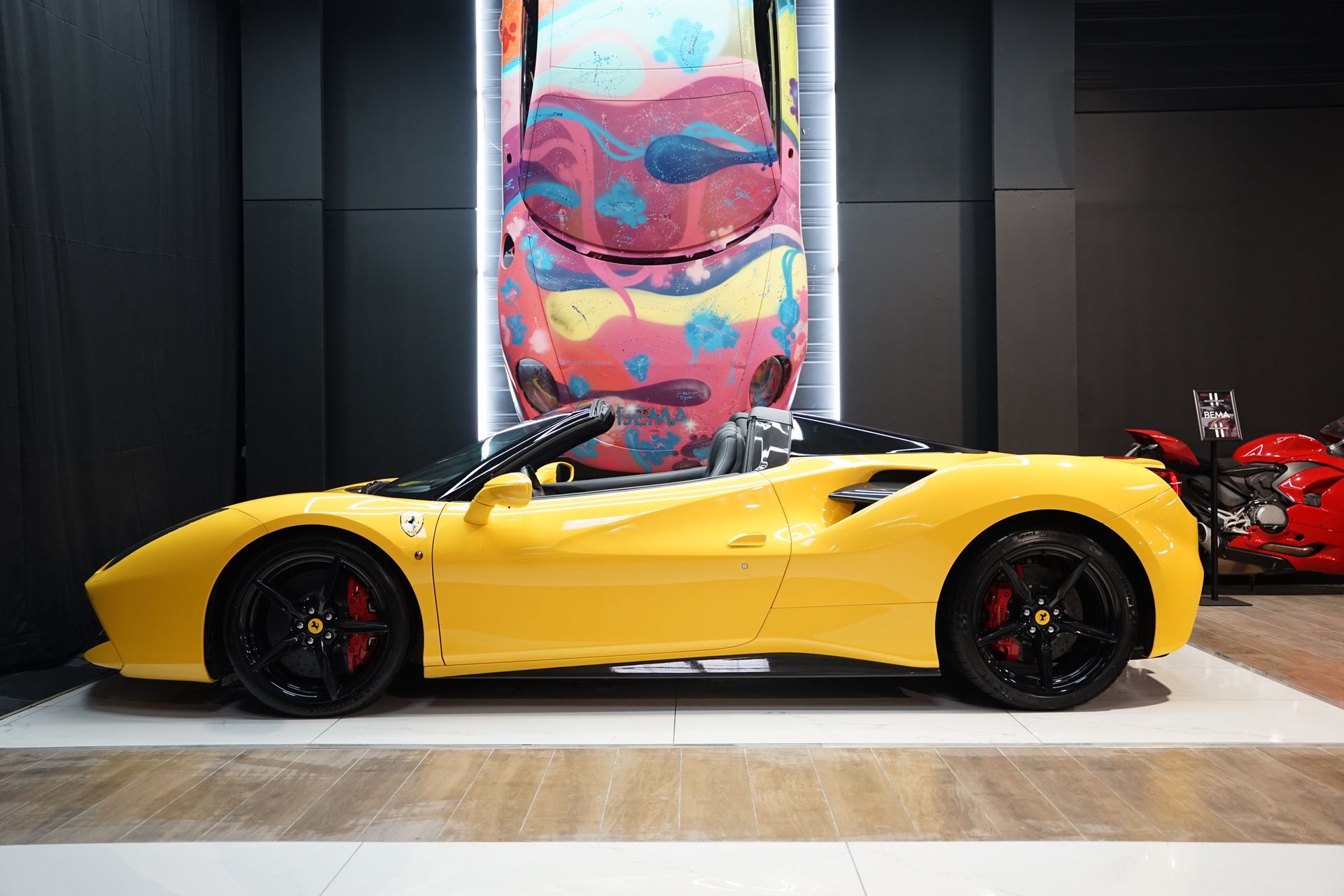 FERRARI 488 SPIDER V8 3.9L BITURBO 670CH