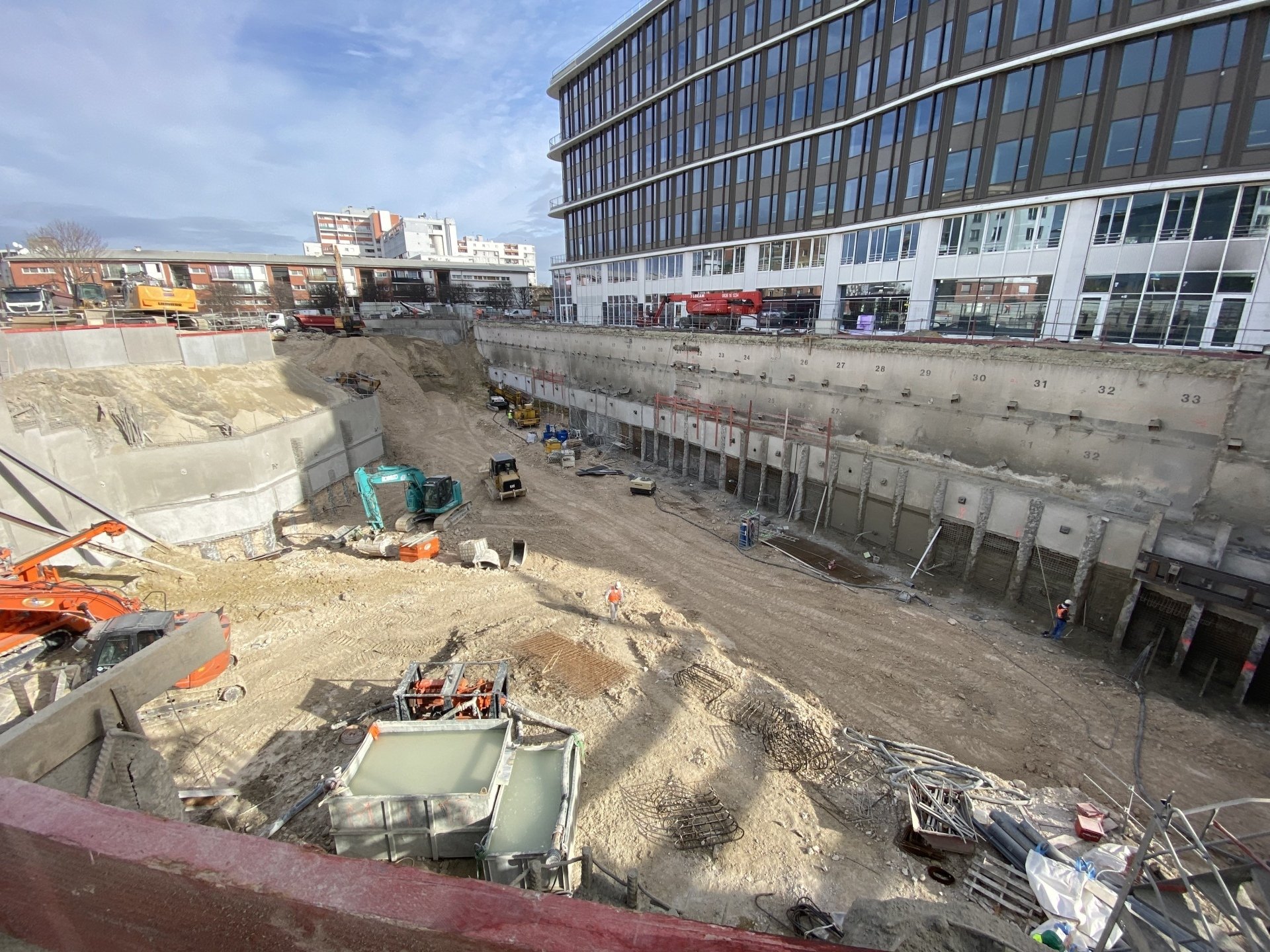 Des réalisations en forage et fondations en région parisienne