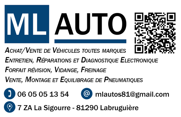 ML Auto, votre garage automobile situé à Labruguière