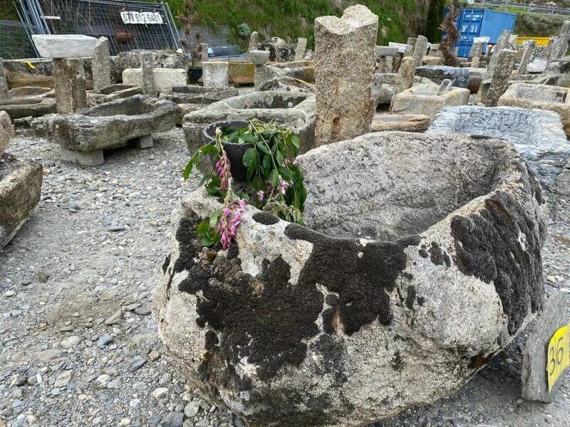 Fontaines en pierre naturelle en Valais | Aménagement extérieur