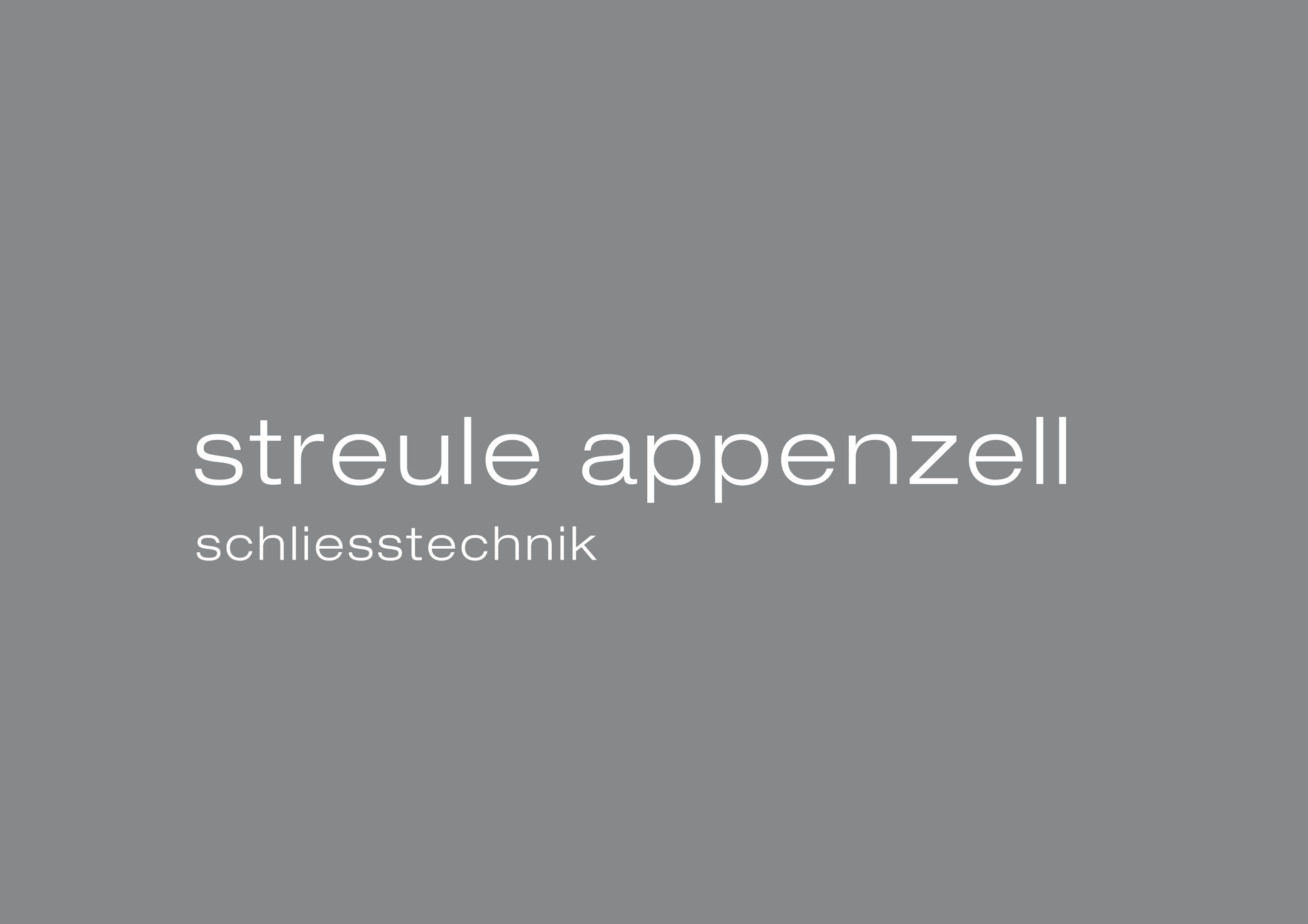streule appenzell - streule ag schliesstechnik