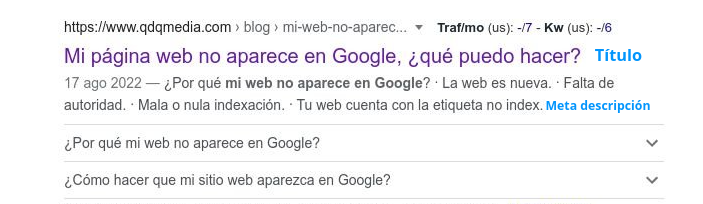 ¿Qué es un snippet y cómo optimizarlo? | QDQ Media