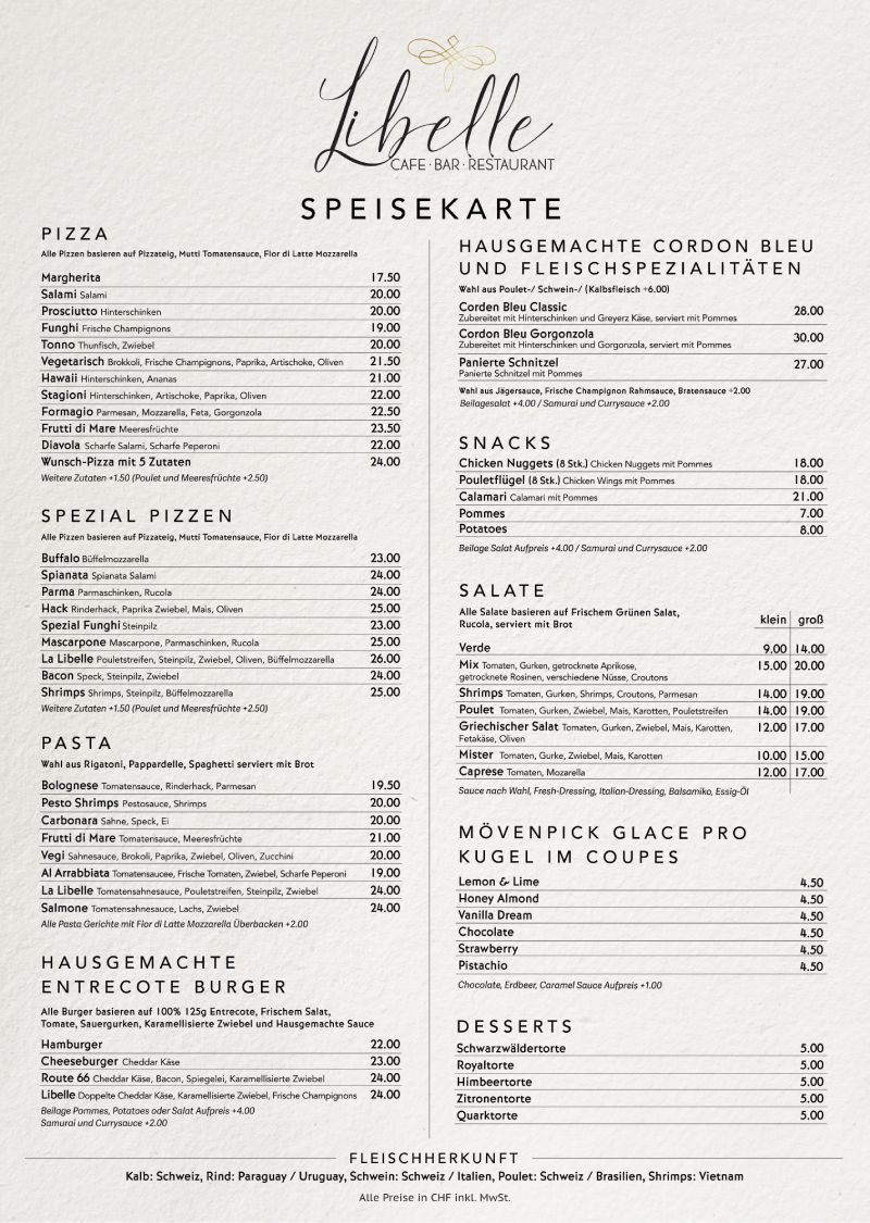 Gaststätte | Basel-Stadt | Café, Bar & Restaurant Libelle