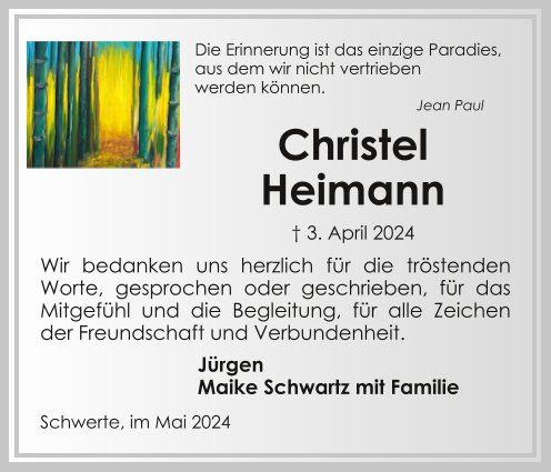 Traueranzeigen | Bestattungshaus Kritzler