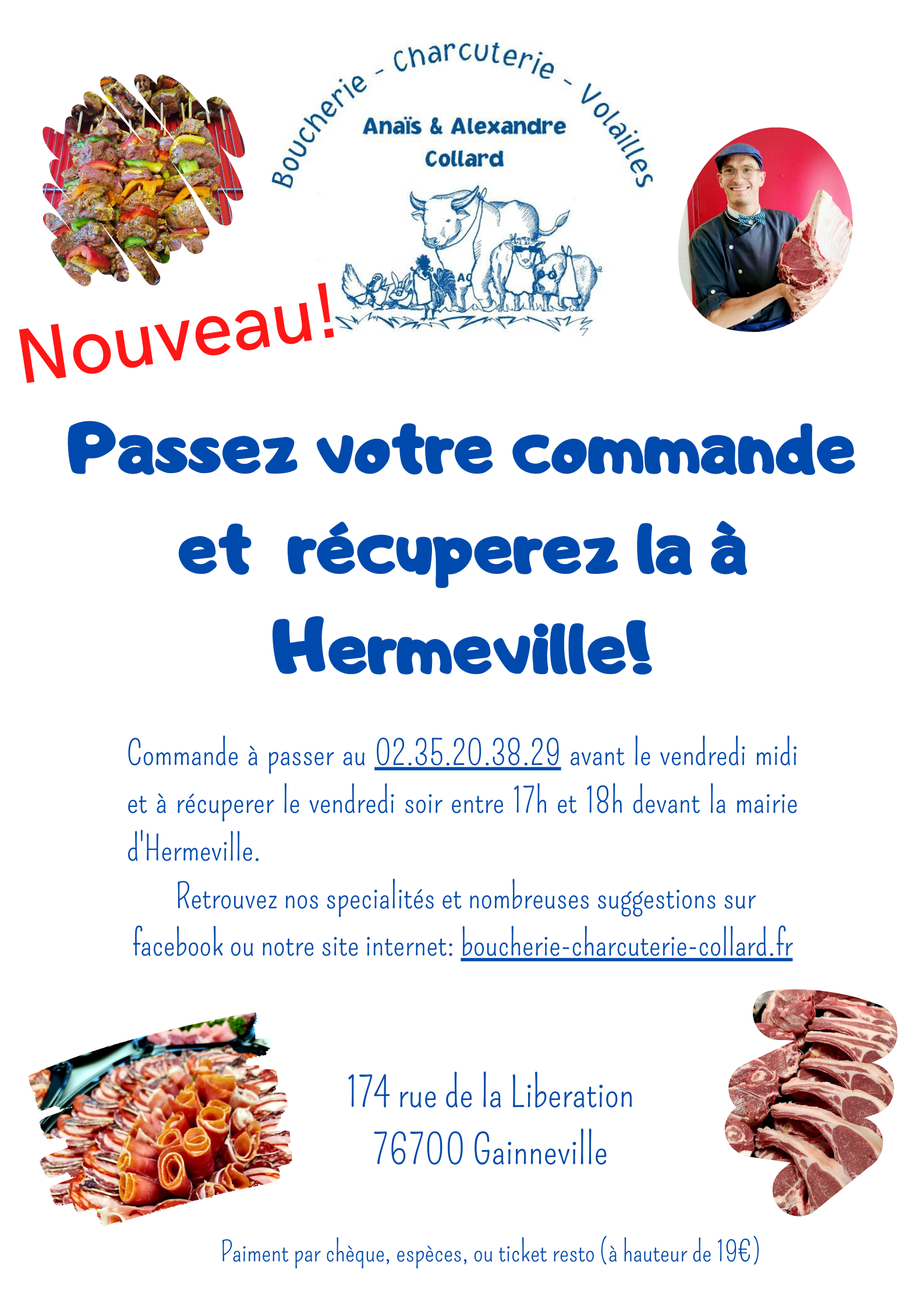 Anaïs et Alexandre COLLARD | Boucher à Gainneville