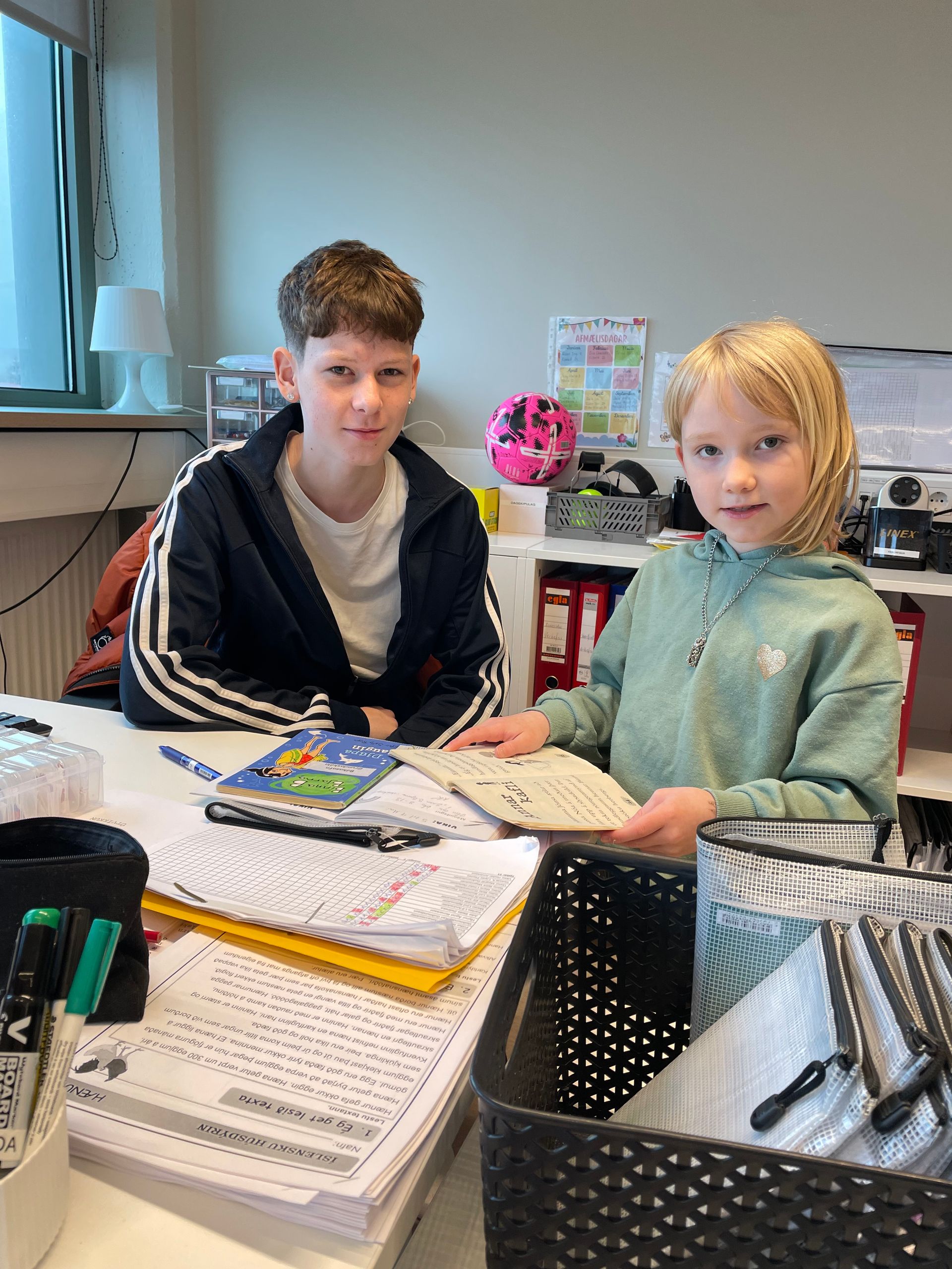 Heimsókn á yngsta stig