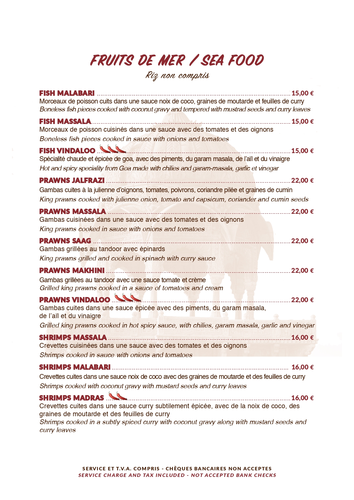 Carte et menus à Valbonne - Plats variés dans notre restaurant