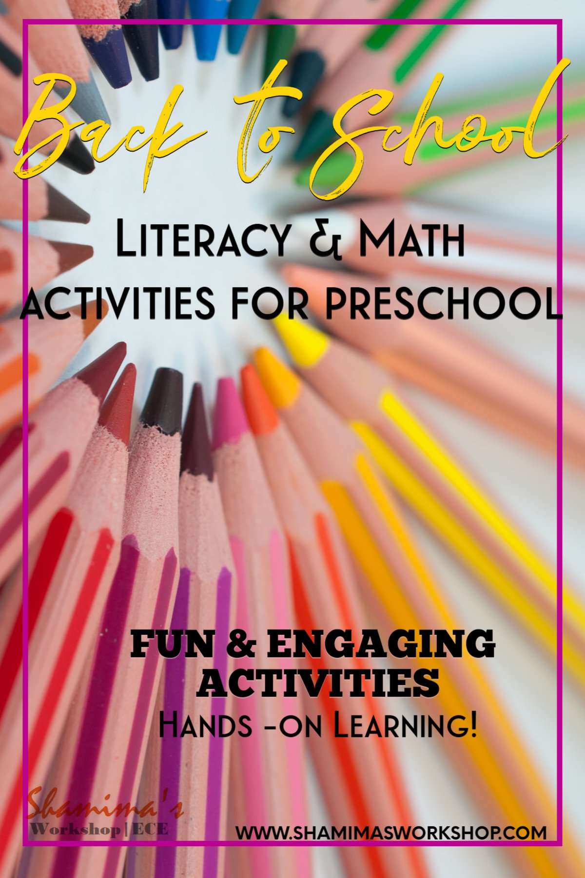 Back to School Preschool Theme