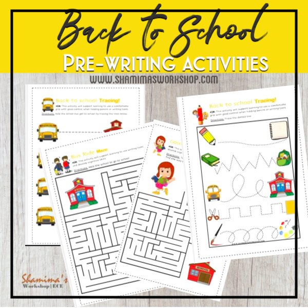 Back to School Preschool Theme