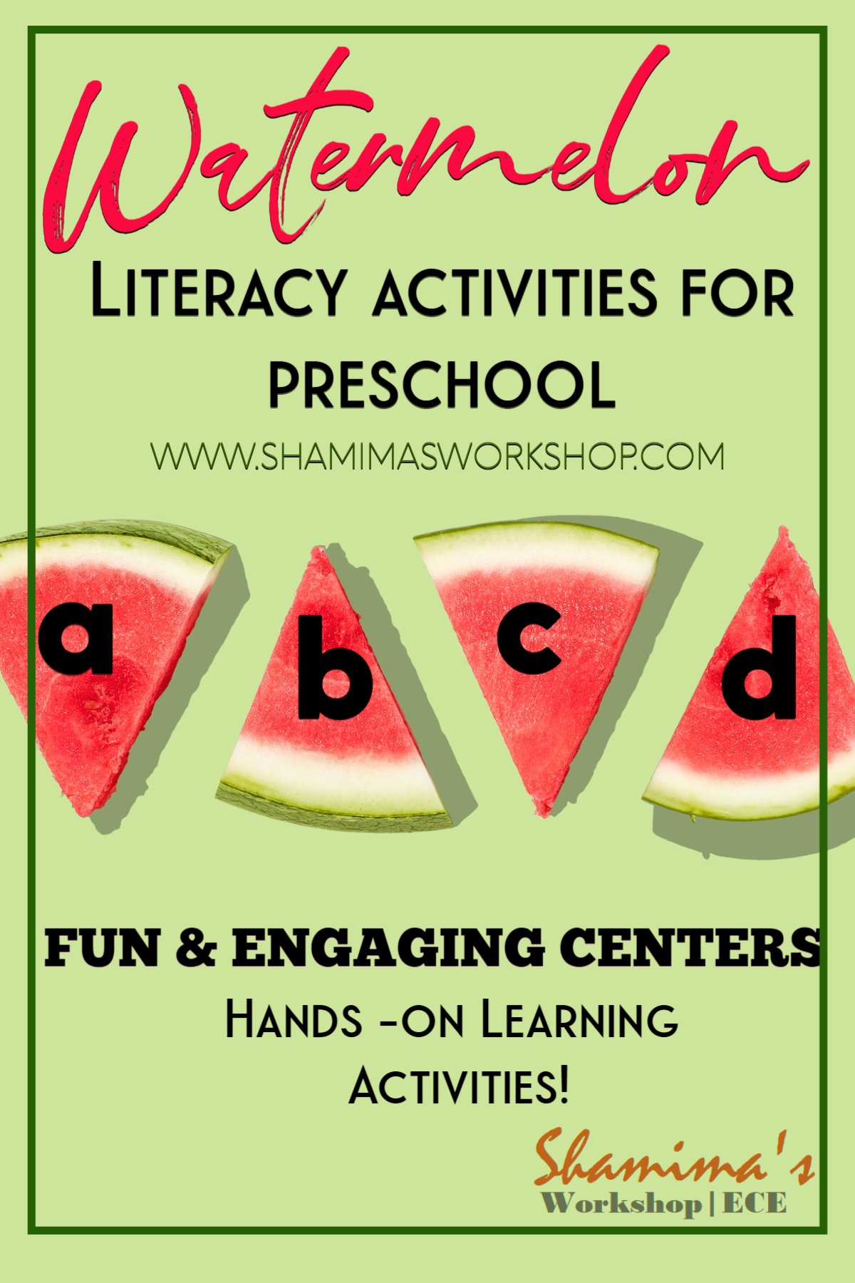 Watermelon Preschool Theme