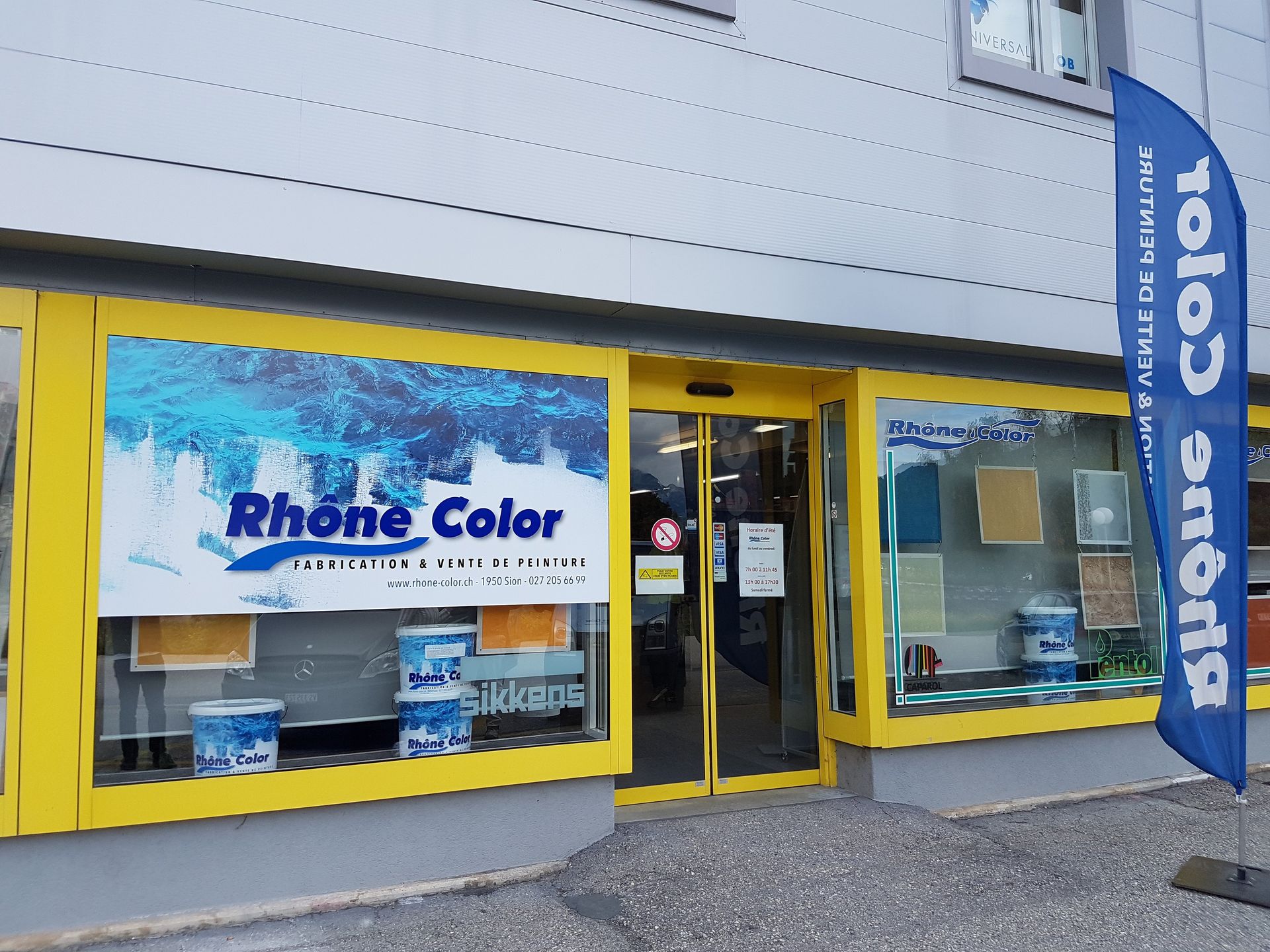 Rhône Color et ses réalisations – votre magasin de peinture à Sion