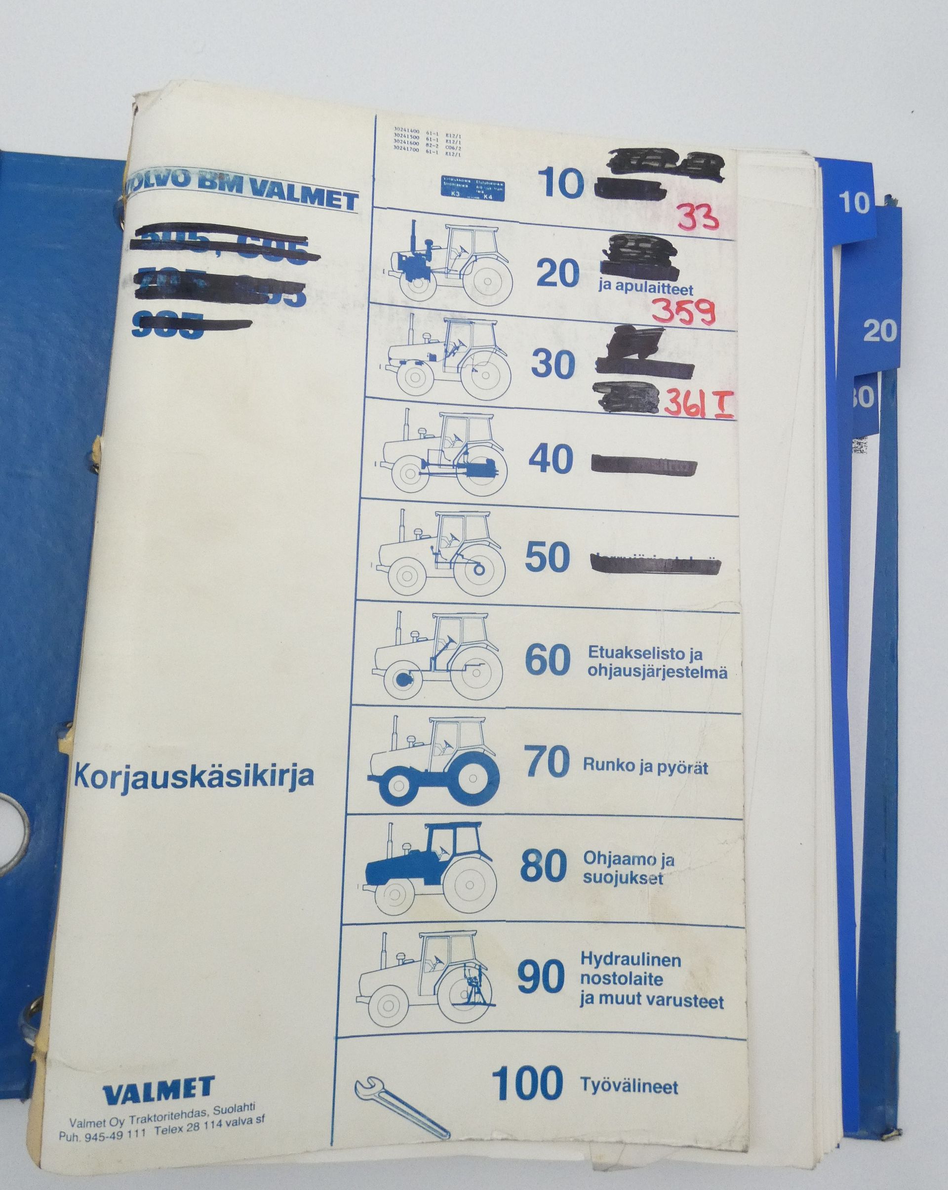 Valmet / Valtra / Volvo BM Valmet | Traktorit | Käyttöohjeet | Toimitus ...