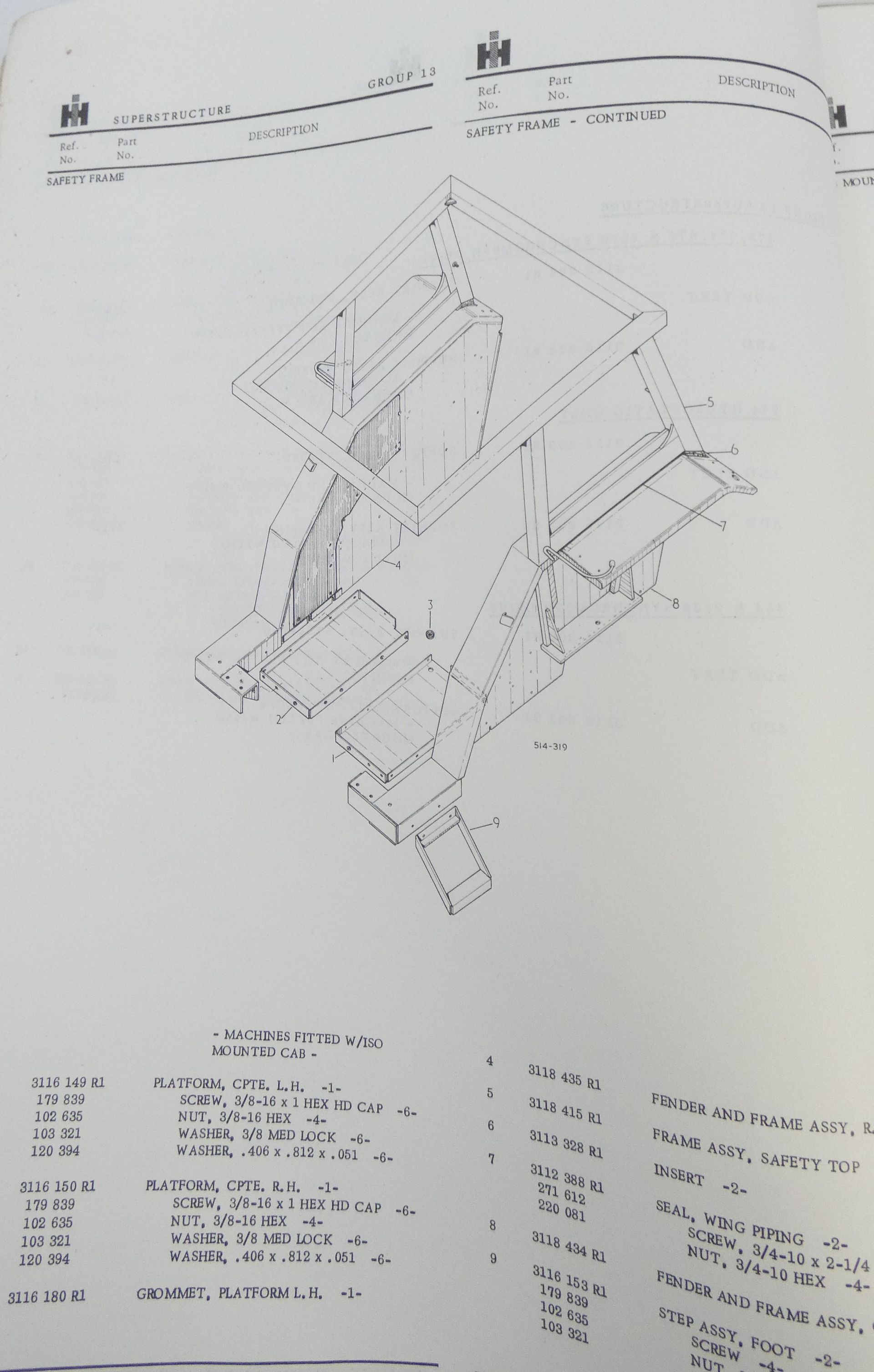 International 475 tractor parts catalog