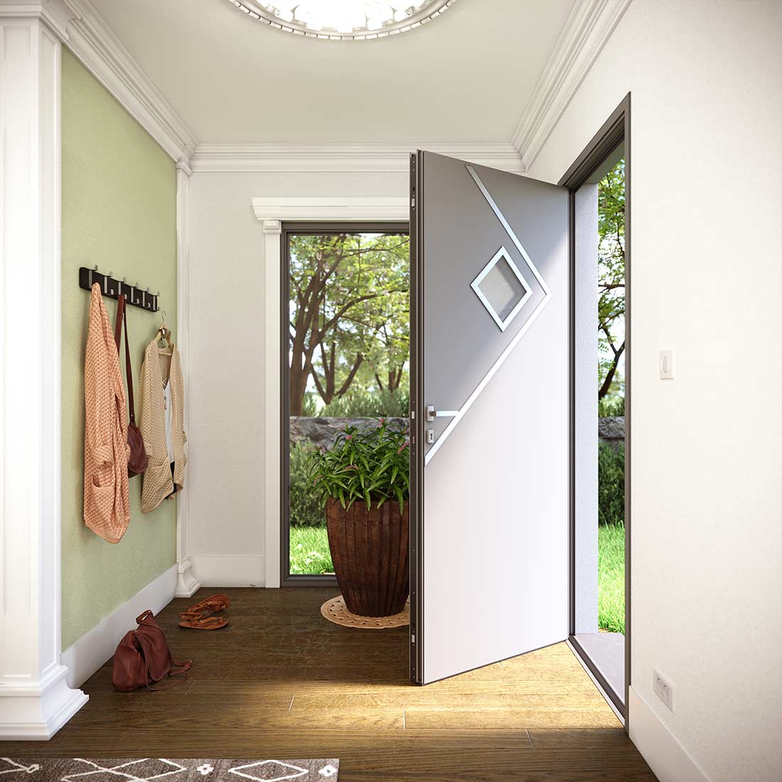 ACS - Pose de porte d'entrée dans la ville de Saint-Priest (69)