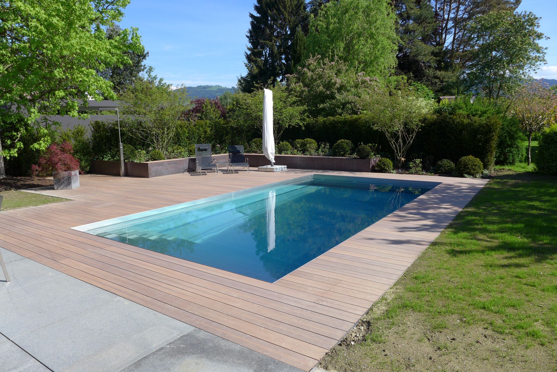 Edelstahlbecken - Pool - Schwimmbad - Ostschweiz