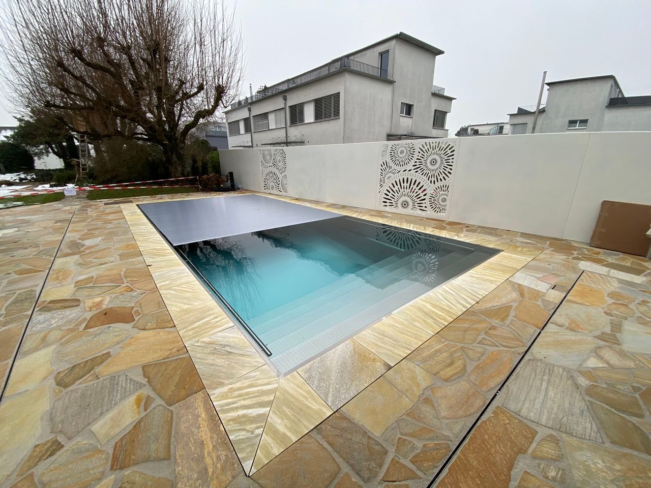 Edelstahlbecken - Pool - Schwimmbad - Ostschweiz