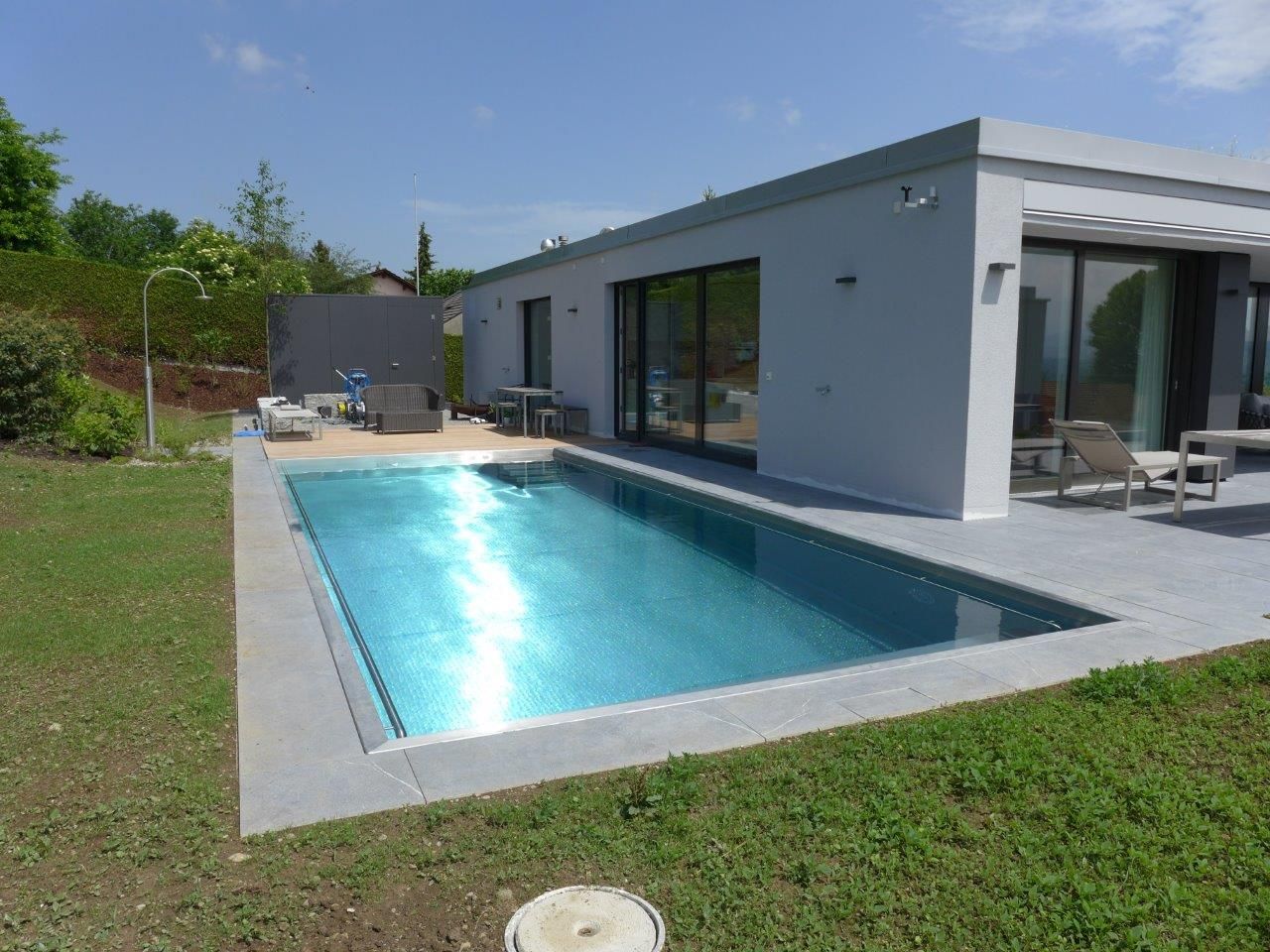 Edelstahlbecken - Pool - Schwimmbad - Ostschweiz